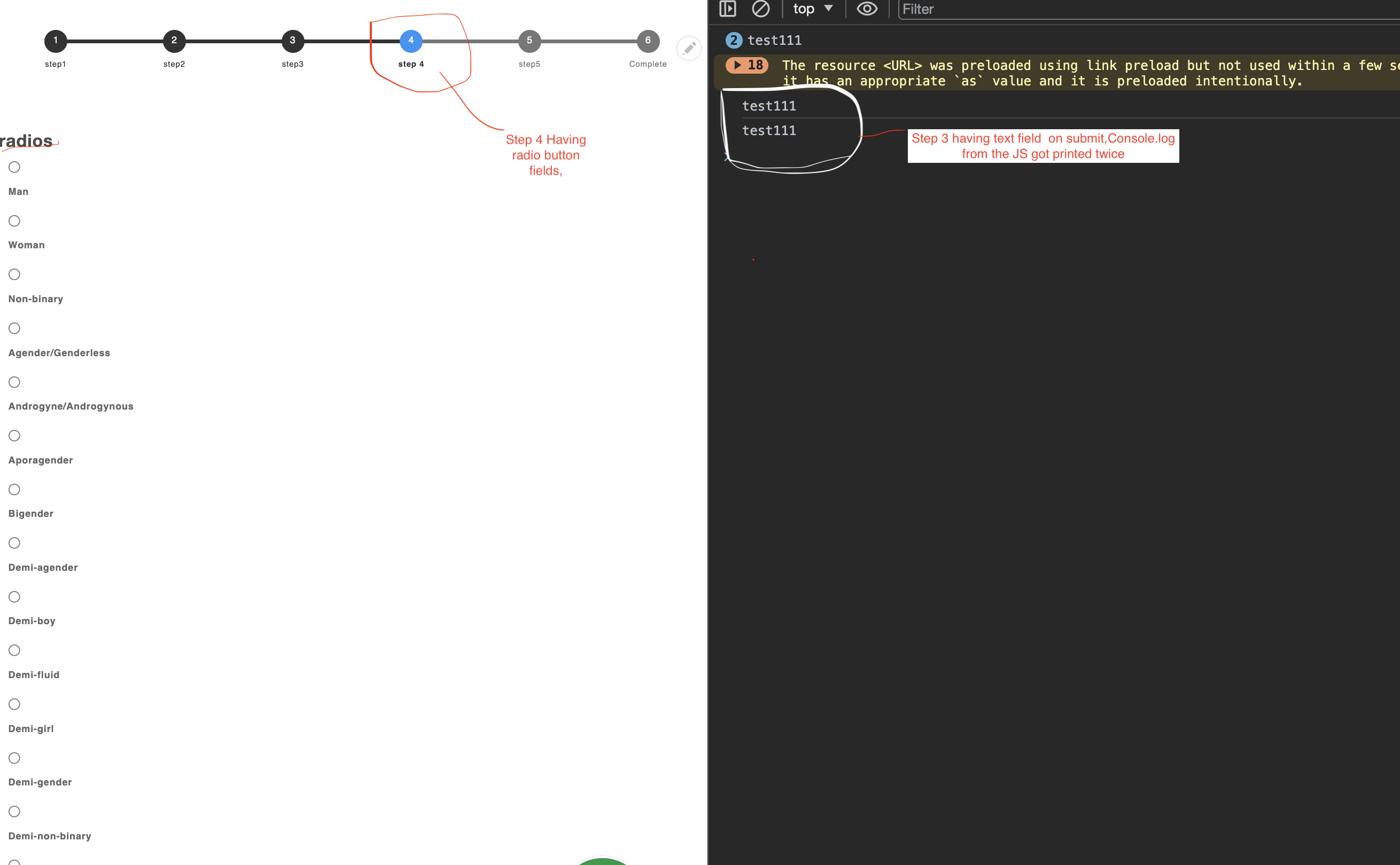 Multi Step Webform On Ajax Enable With Radiocheckboxes Is Submitting Twice 3403772